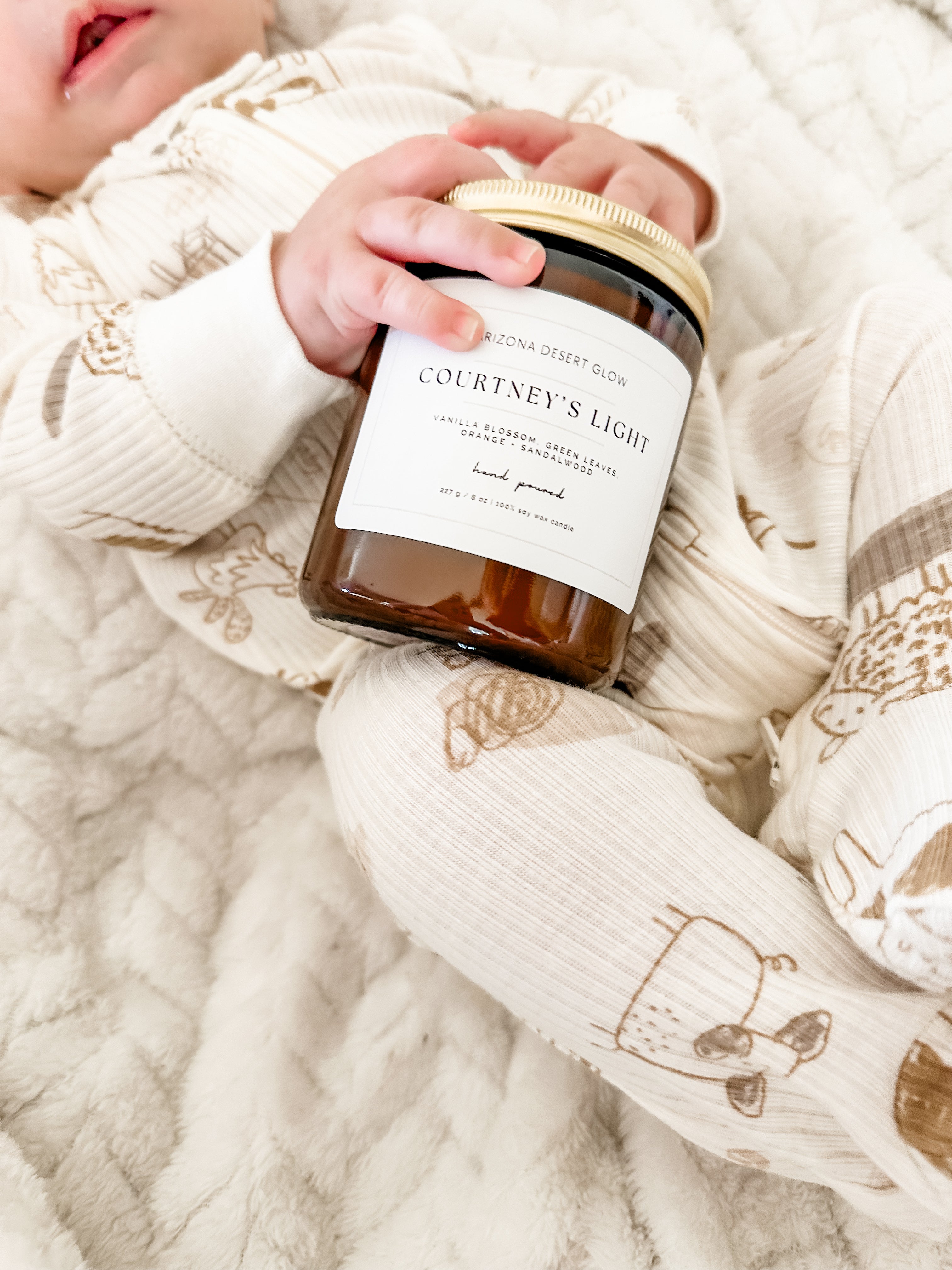 Courtney Ingham | AFE Awareness | Honoring Candle – Arizona Desert Glow